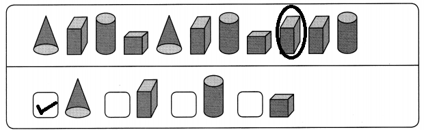Math In Focus Grade 1 Chapter 5 Practice 8 Answer Key Making Patterns With Solid Shapes Math 