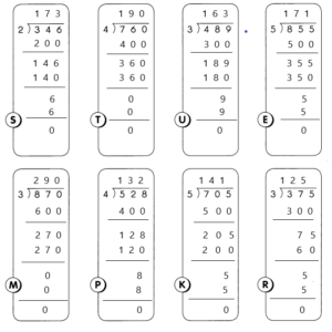 Math in Focus Grade 4 Chapter 3 Practice 3 Answer Key Modeling Division ...